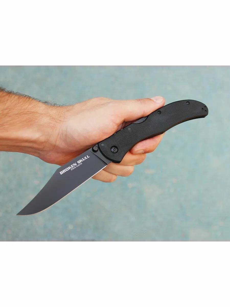 Нож складной Cold Steel Broken Skull Black