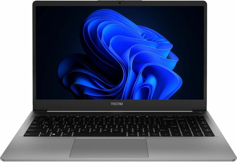 Ноутбук Tecno MegaBook K15SRA 15.6" (1920x1200) IPS, Intel Core i5-13420H, 16GB DDR4, 1TB SSD, Intel UHD, Windows 11, grey (71003300513)