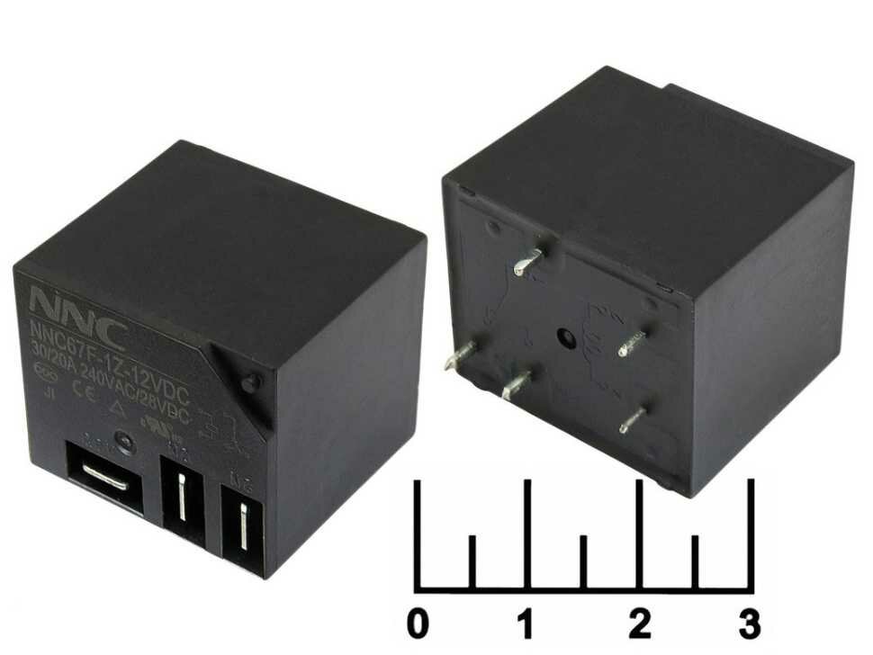 Реле =12V 30A/240V NNC67F-1Z-12VDC