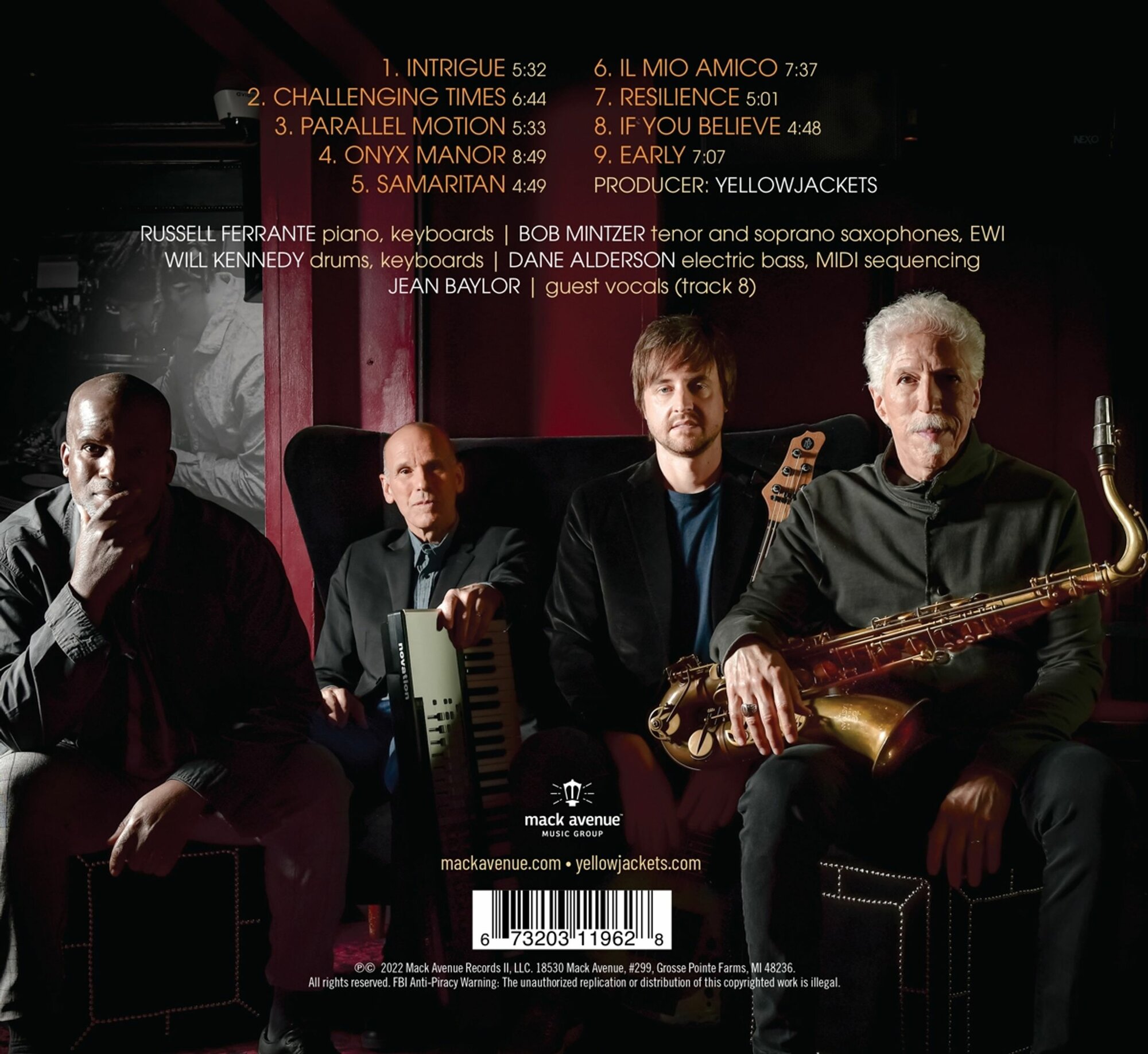 Диск Yellowjackets-Parallel Motion (1 CD) — фото 1