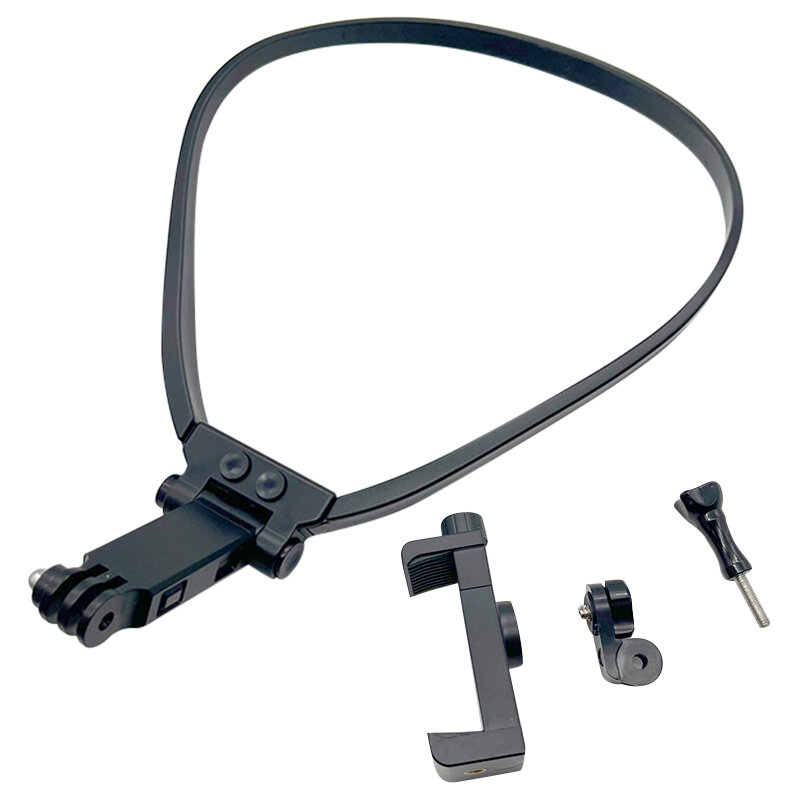 Держатель для экшн-камеры на шею, крепление для телефона на воротник, ремешок с вращающимся подвесным кронштейном для DJI Hero 10 9 8 7 с зажимом