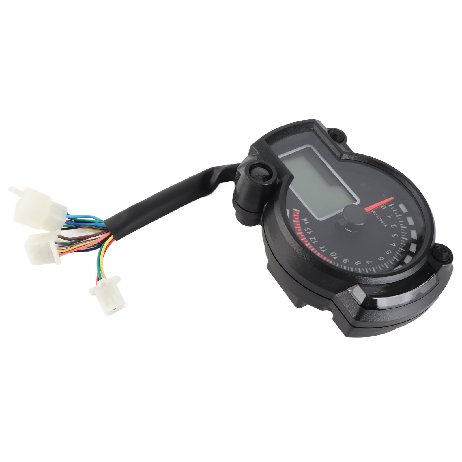 Motorcycle Universal Instrument In 7 Colors Water Resistant Digital Liquid Display Speedometer Odometer 15000rpm