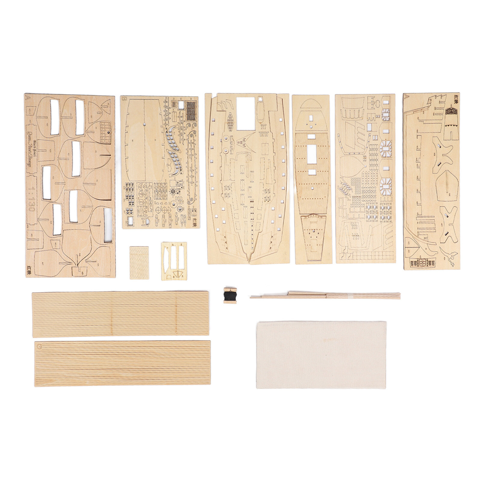 1: 130 Деревянная модель Sailboat Kit для взрослых улучшает вручную на способность Diy Diepen Ship Model Puzzle