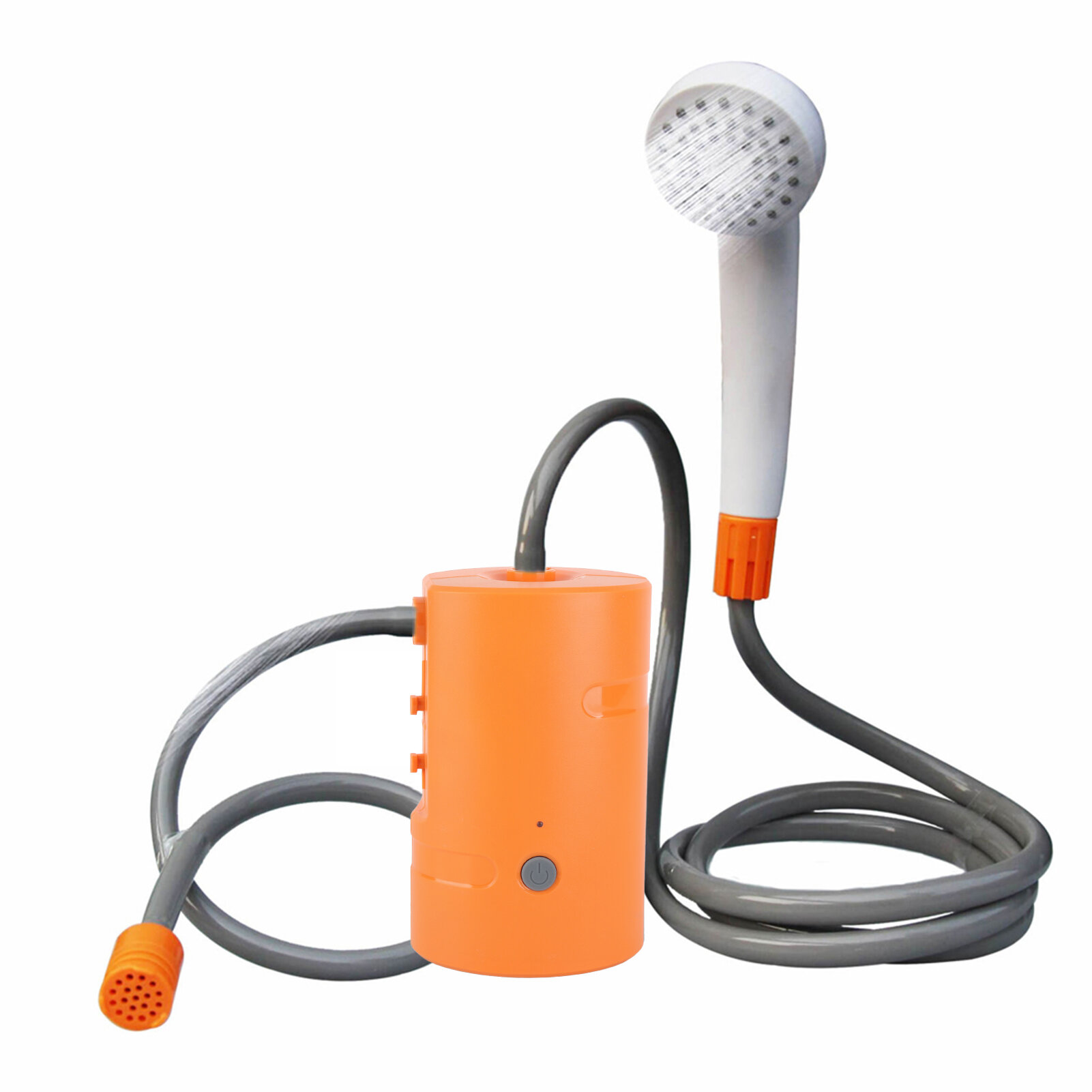Портативный душ для кемпинга, уличный электрический насос для душа, перезаряжаемый душ, складное ведро большой емкости, походный душ, инструмент для купания