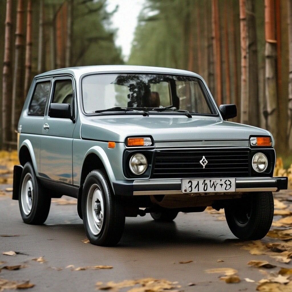 Машинка металлическая Нива 2121 для мальчиков масштабная модель 1:24