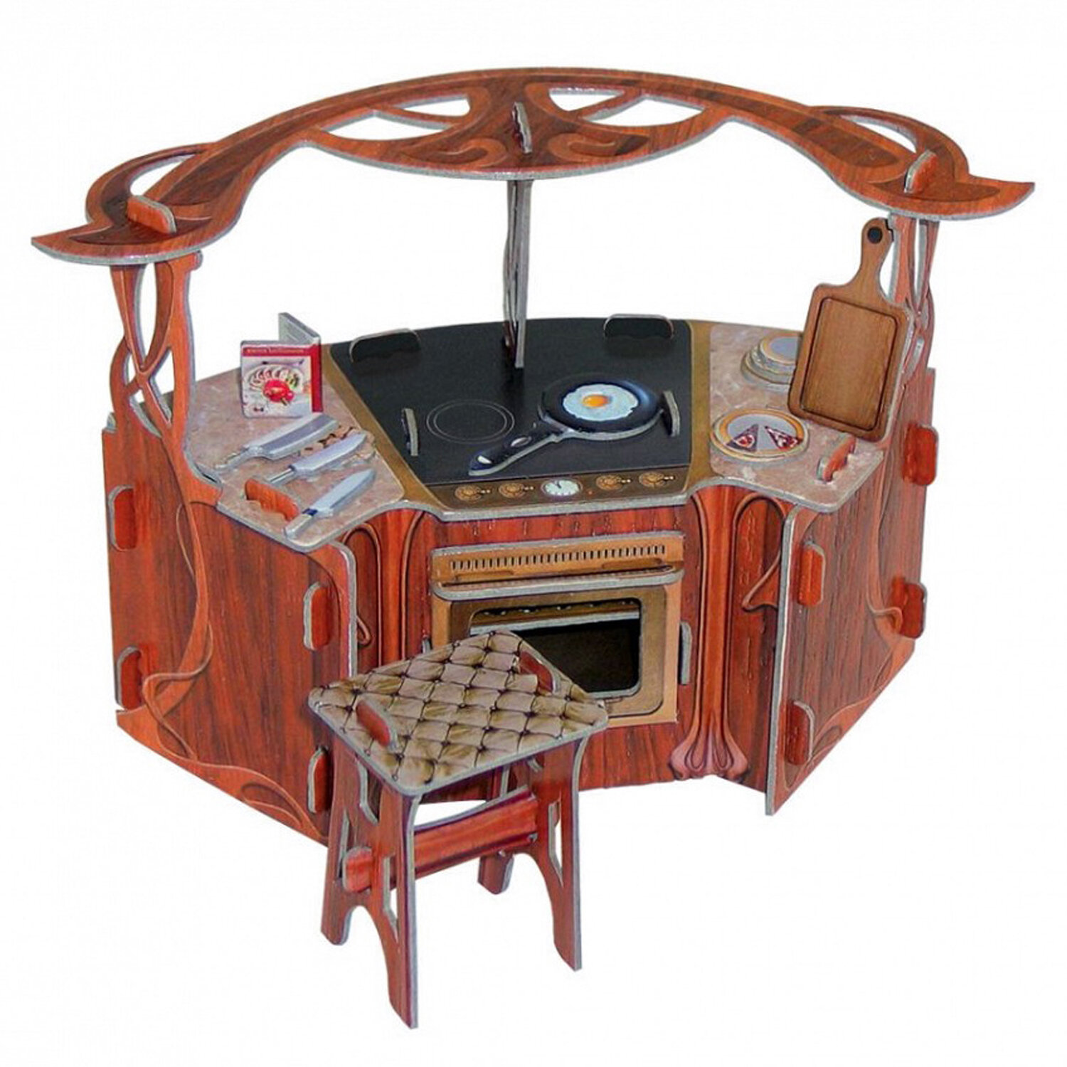 Аксессуар для кукол Умная бумага кукольный интерьер