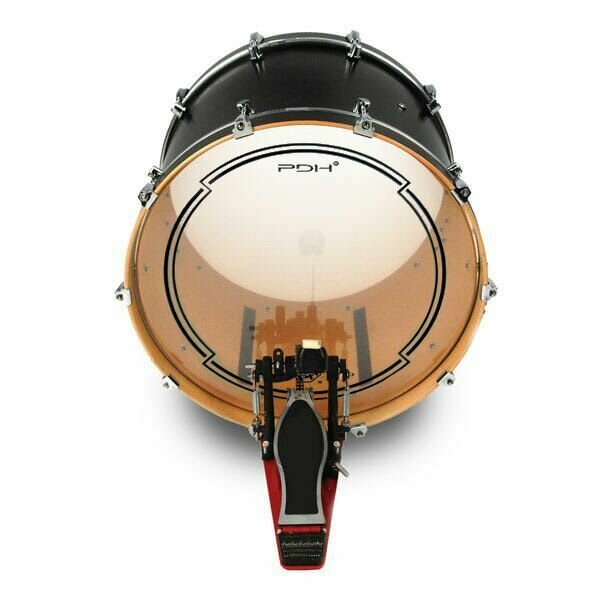 Пластик 22" для бас барабана двухслойный прозрачный -hj