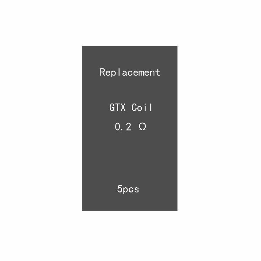 5Pcs Катушка Замените катушку GTX coil Series 0.2ohm Mesh Coil Пятизолотистый аксессуар для телефона