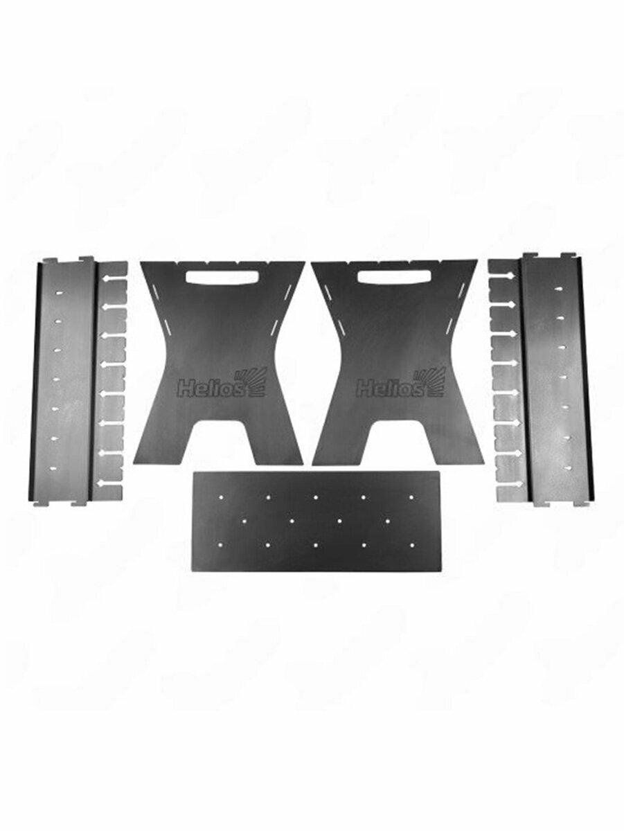 Мангал Helios сборный Жарыч 1,5мм, 490х330х400мм, картон (T-MC-01)