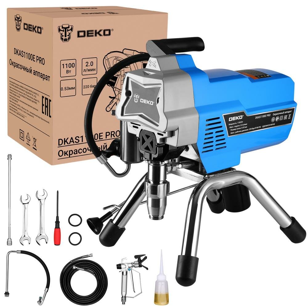 Окрасочный аппарат DEKO DKAS1100E PRO 084-3204