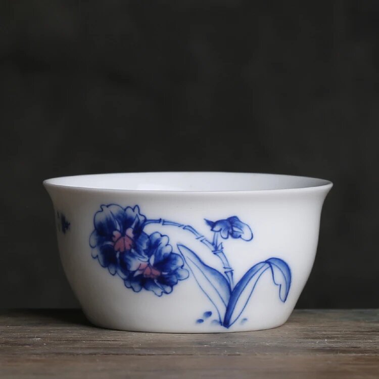 Большая чашка Master Cup Пуэр с цветом сливы, Темно-синий