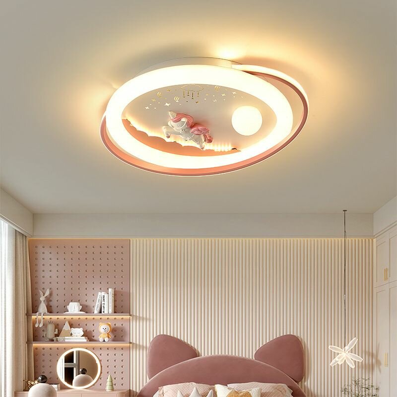 Потолочный светильник unicorn для детской спальни с полным спектром защиты глаз
