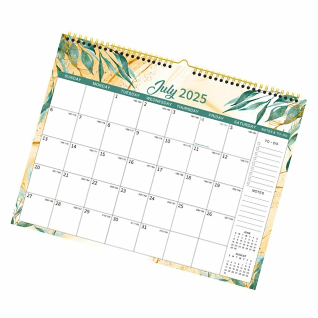 Креативный настенный календарь с перфорацией-Imperial flower wall calendar с 25 июля по 26 декабря