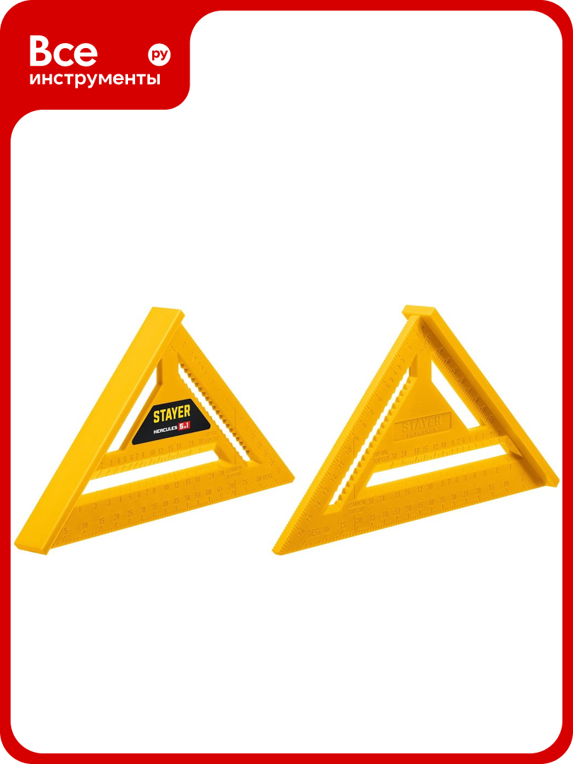 Универсальный кровельный пластиковый угольник STAYER Hercules 5-в-1 170 мм 34522-17, 170 мм
