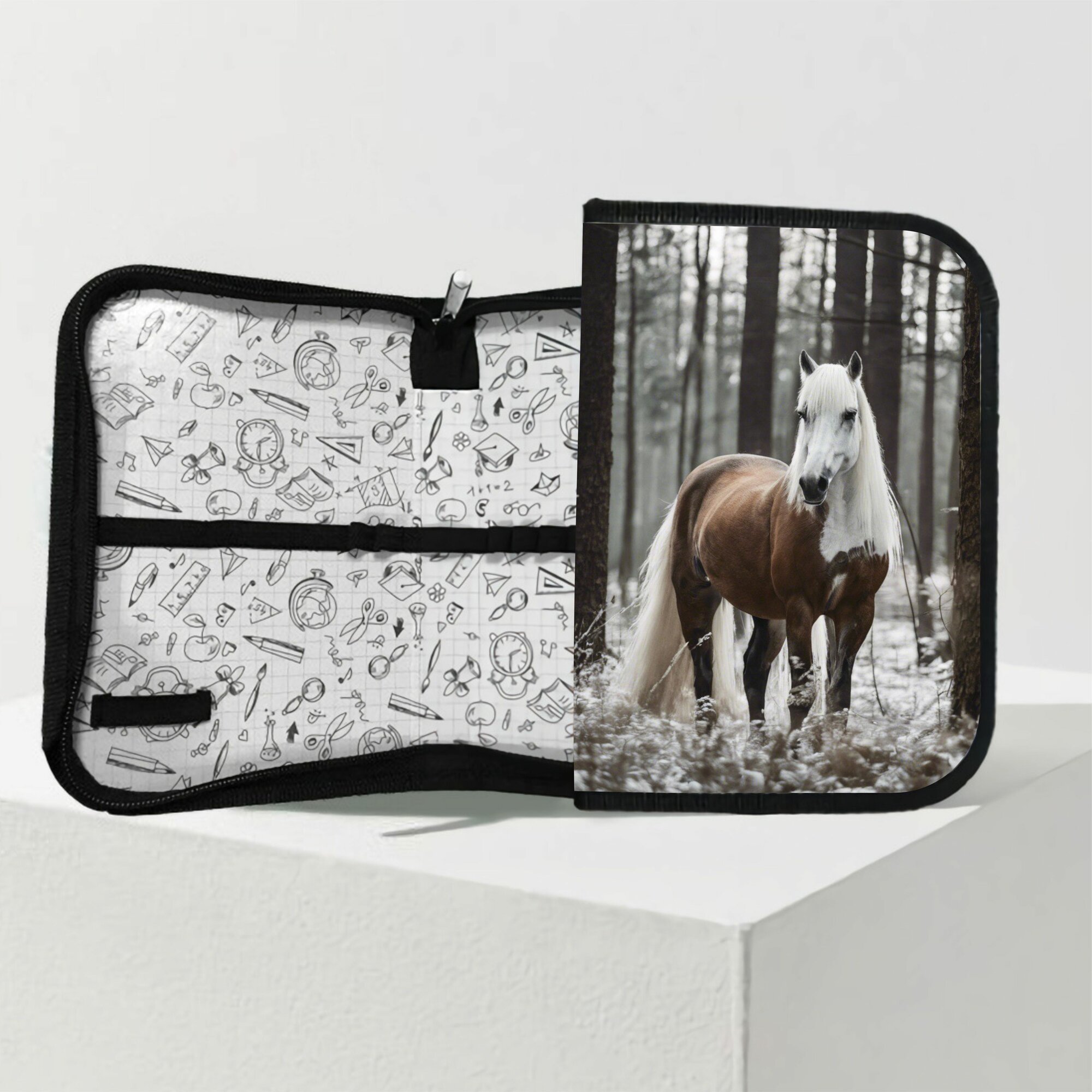 Школьный пенал "Лошадь" №11