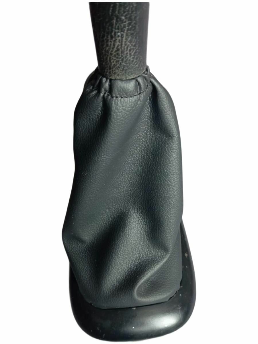 Чехол КПП для Daewoo Matiz / Дэу Матиз (2000-15 гг.), чехол Кулисы КПП Черный, без рамки