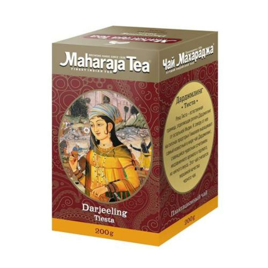 DARJEELING TIESTA, Maharaja Tea (дарджилинг тиста, Махараджа чай), 200 г.