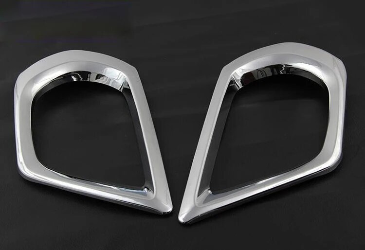 ABS передняя и задняя противотуманная фара, рамка, Стайлинг, ABS, хромированная накладка, 4 шт./компл. для Subaru Forester 2013 2014 2015 2016 Front