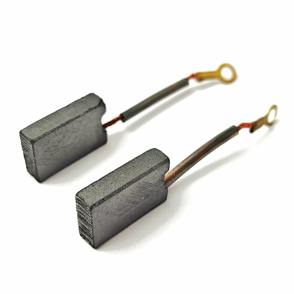 Щетки угольные молотка отбойного Калибр ОМ-1700/30м графитовые 6х16х24мм пара 2шт