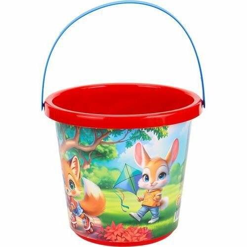 Детское ведро Рыжий кот "Парк", №8, 0,85 л, пластик, от 3 лет