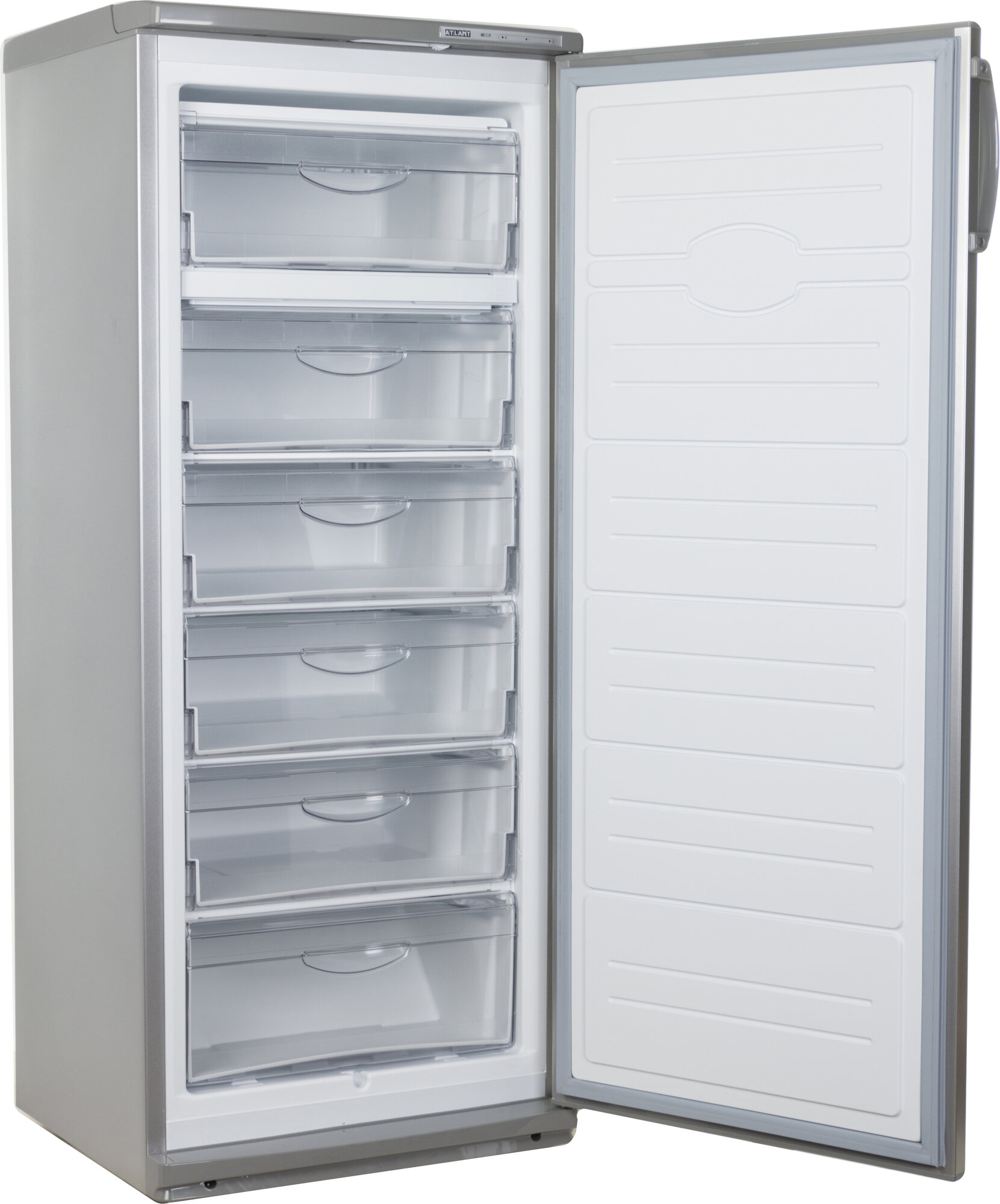 Морозильная камера Атлант M-7184-080 , серебристый, 240 литров
