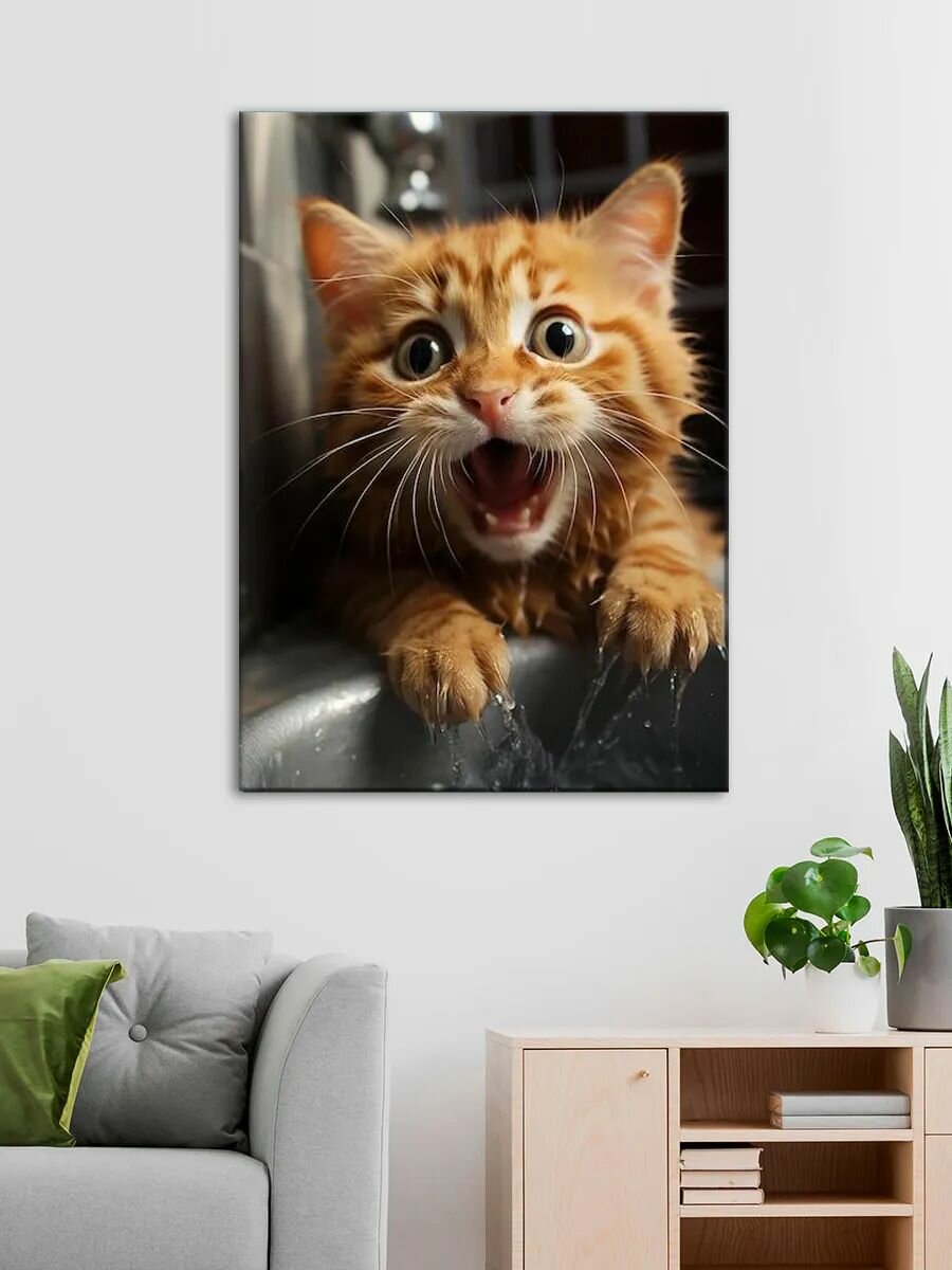 Картина на стену "Коты", 50х70 см