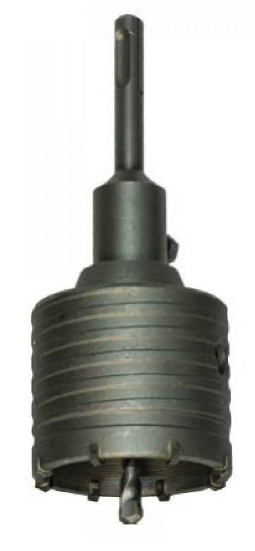 Коронка твердосплавная 888 по камню, в сборе, из металла, SDS+, 65мм, 110мм / инструменты