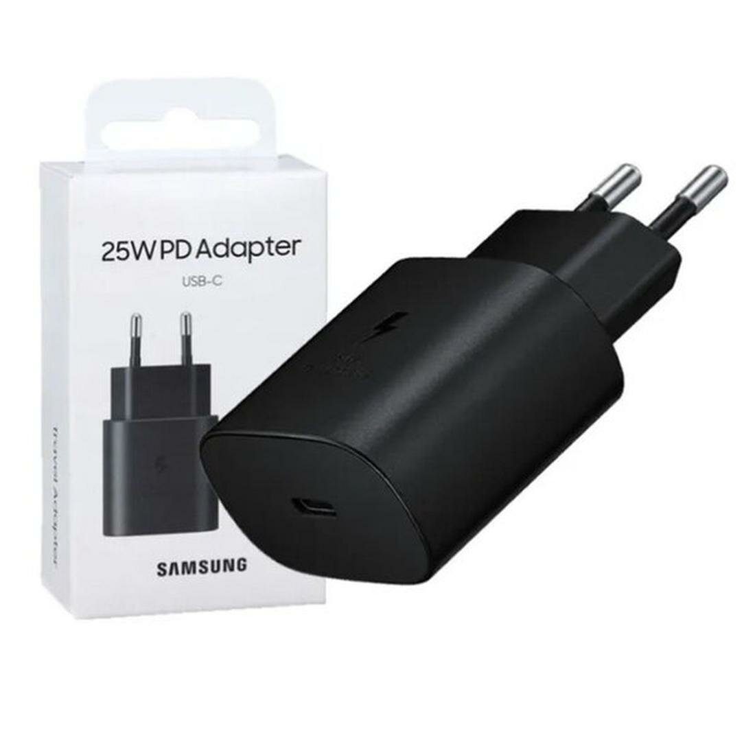 Сетевой адаптер Samsung Super Fast, USB Type-C, 25 Вт, черный