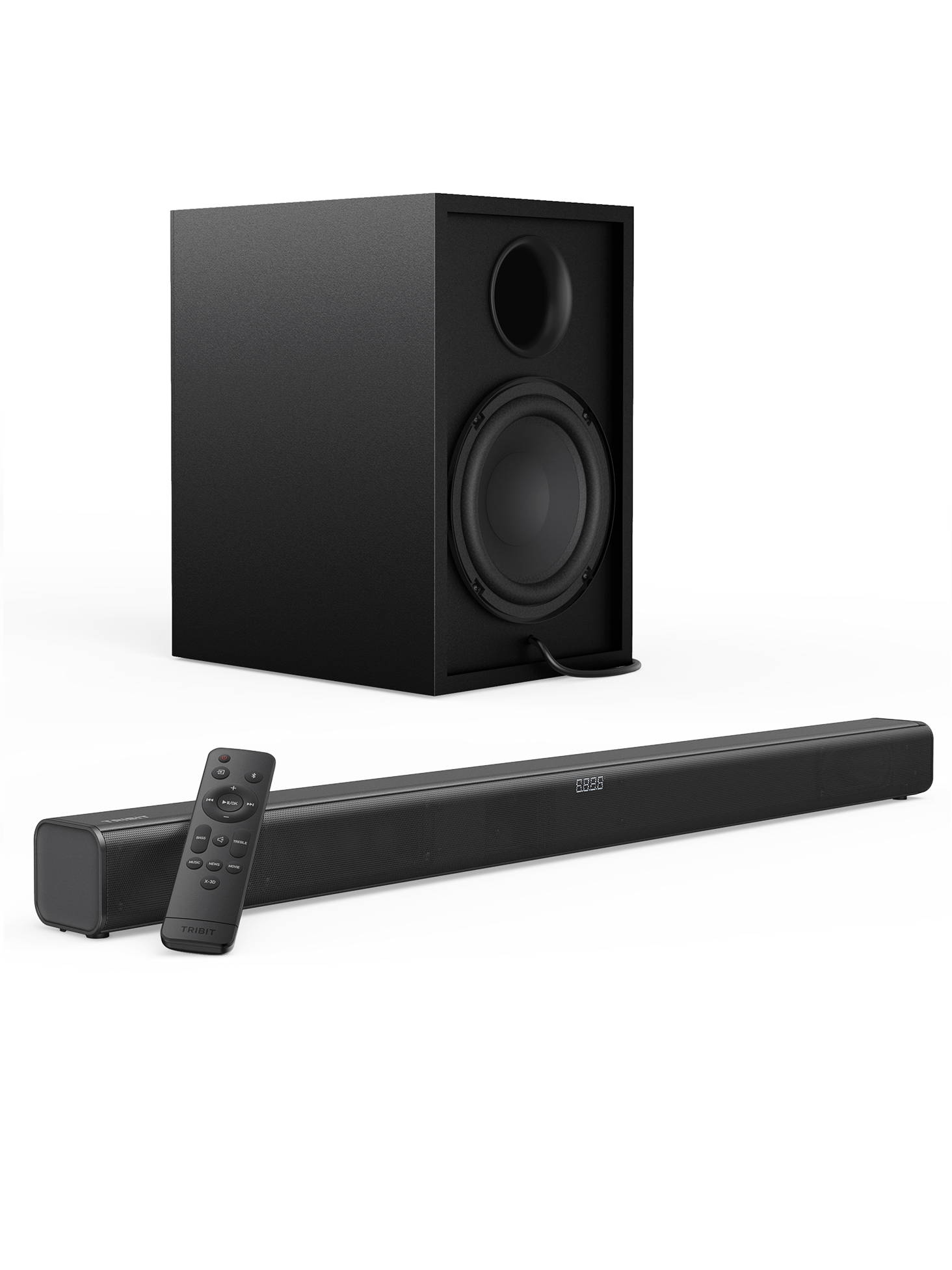 Саундбар с проводным сабфувером Tribit S1