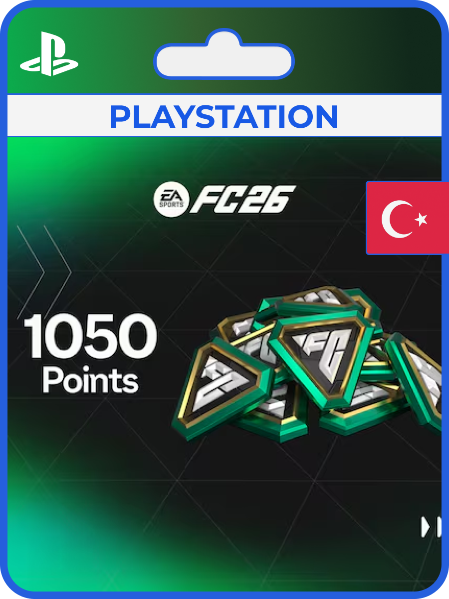 EA SPORTS FC 26 (FIFA 26) - 1050 Fc Points для Sony Playstation Фифа поинты / Игровая валюта [Цифровая версия, Турция]