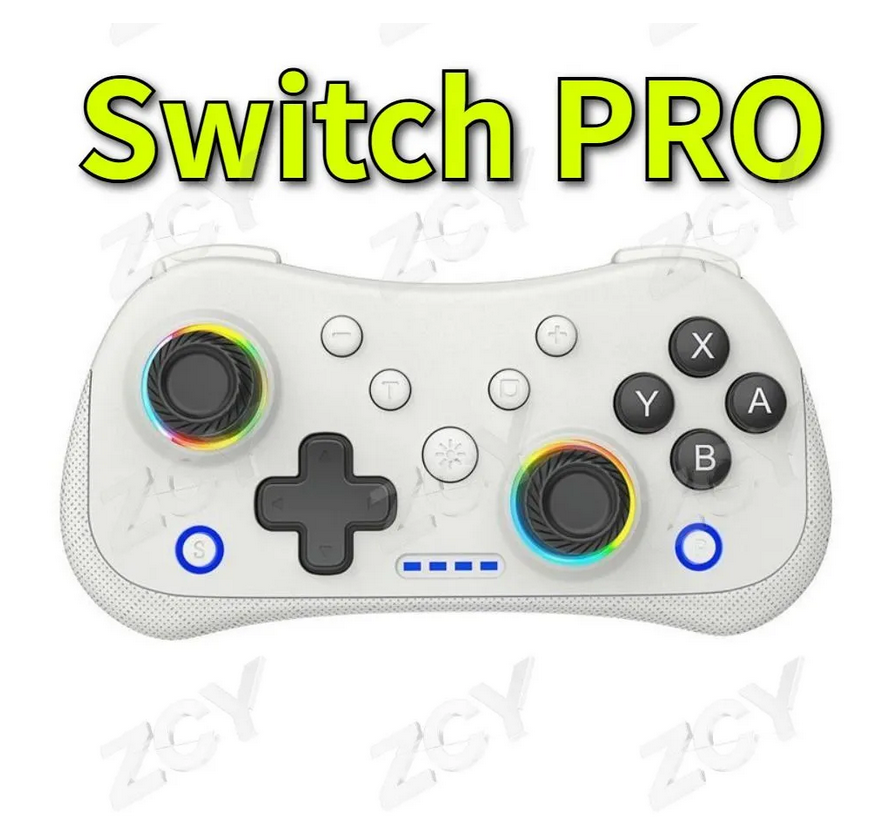 Мини Беспроводной Геймпад Для Nintendo Switch/PC/Android: Многофункциональный С RGB Подсветкой И Холловским Джойстиком