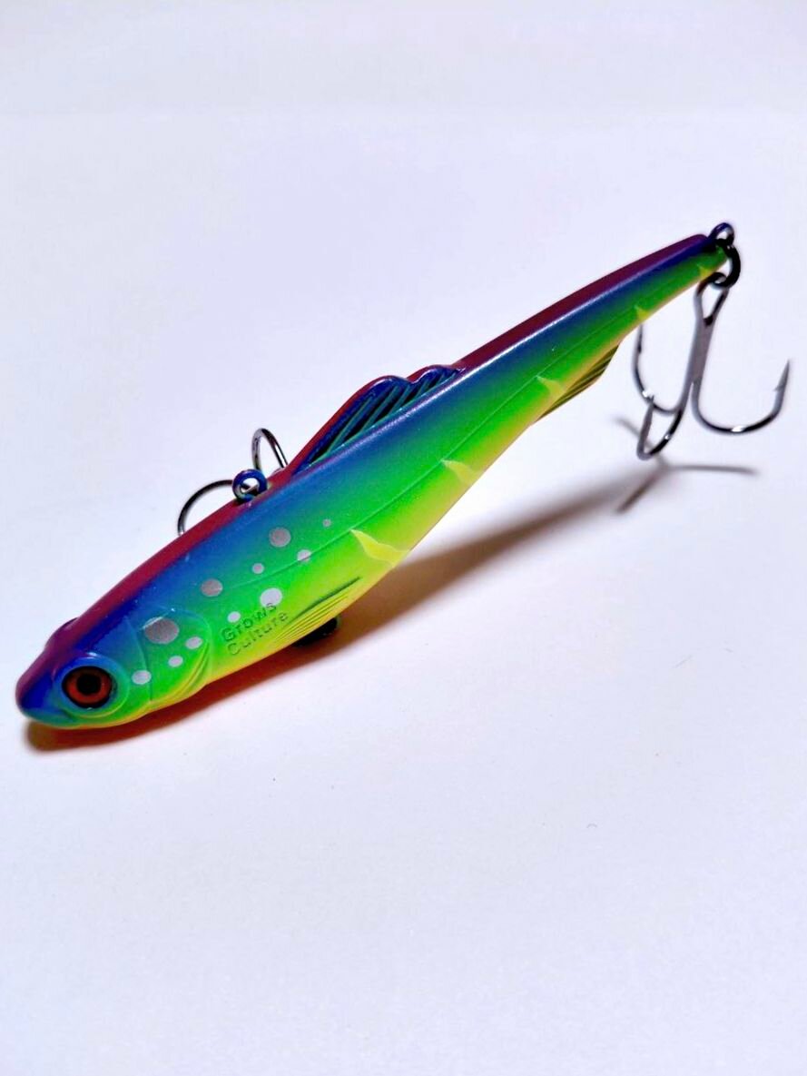 Воблер Vib Wagoner 100 мм / 37 г , Тонущий виб, Приманка на судака, окуня, щуку. Айс джиг / Спиннинг, под Relax Wagner