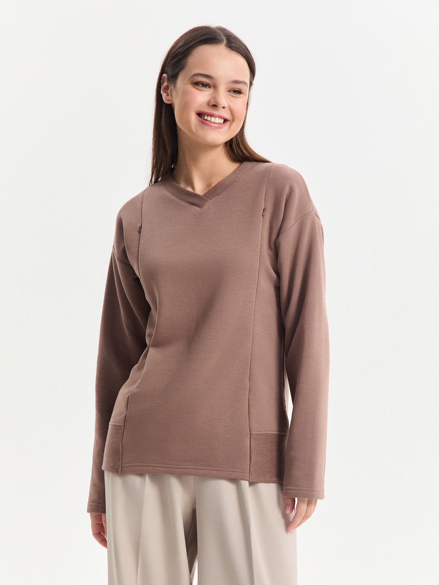 Свитшот для кормящих мам