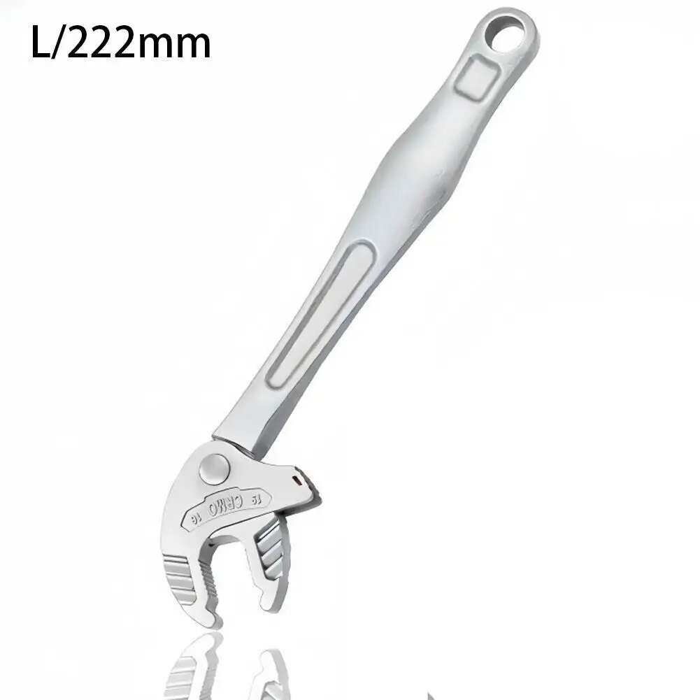 Регулируемый ключ для ремонта автомобиля, инструменты для ремонта, ключ в форме полумесяца, отлично подходит для ремонта автомобилей, сантехнический ключ, многофункциональные ручные инструменты L