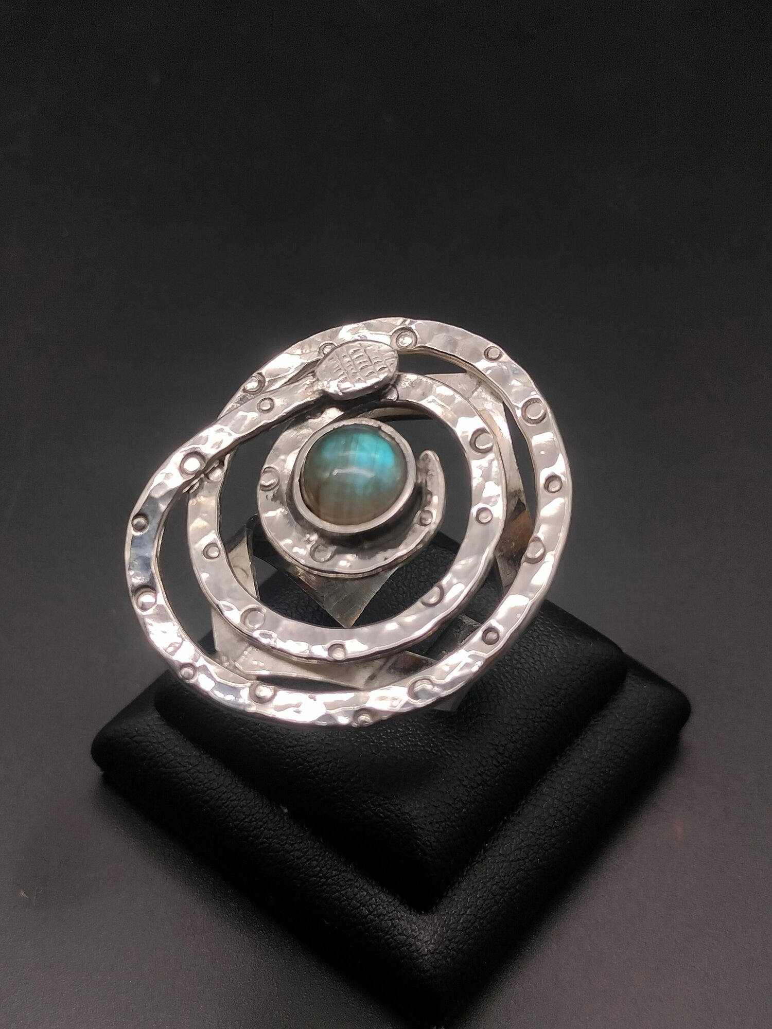 Кольцо, серебро, 925 проба