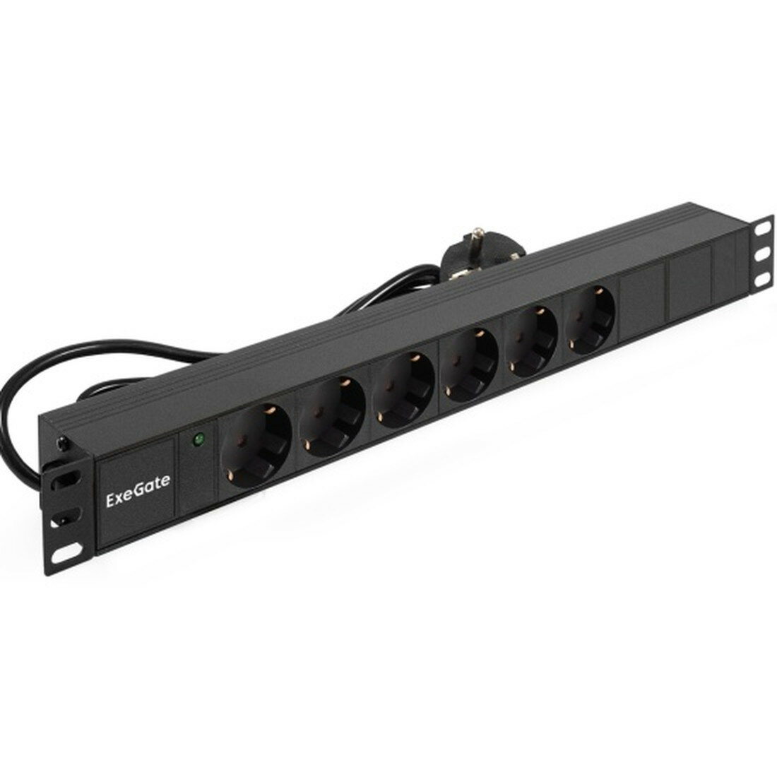 Блок розеток Exegate ServerPro PDU-19H603 Al-6S-EU2.5, 19 (EX280828RUS)