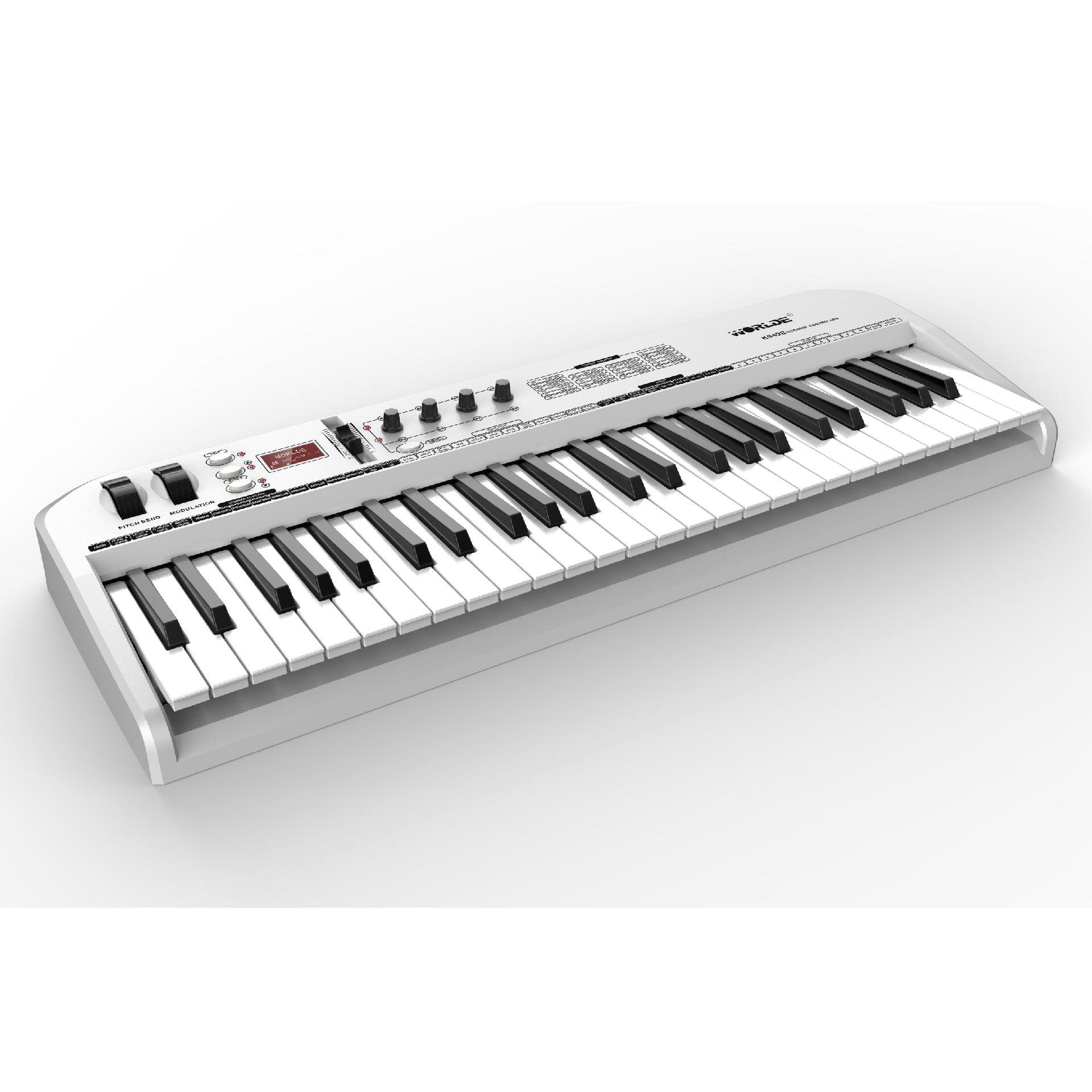 KS49B MIDI-контроллер, 49 клавиш, с чувствительностью к силе нажатия, LAudio