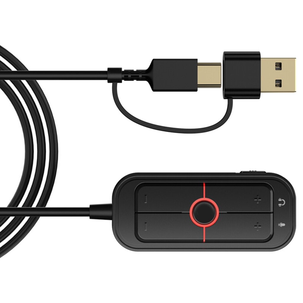 Внешняя независимая звуковая карта GS10 7.1-канальный игровой наушник Type C 3,5 мм