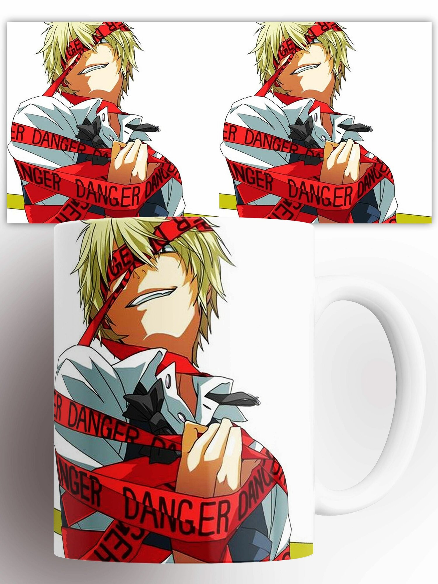 Кружка аниме Дюрарара Durarara! Сидзуо 330 мл