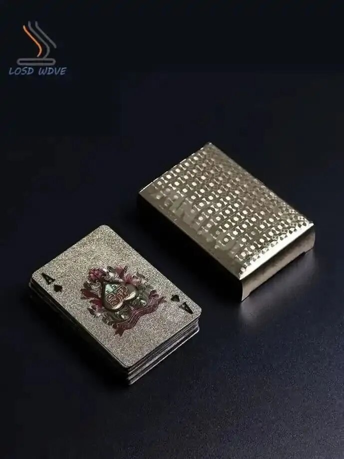 Карты Неоновые Игральные 54 Шт, / Подарочные Для Покера, Карточных Игр, водонепроница