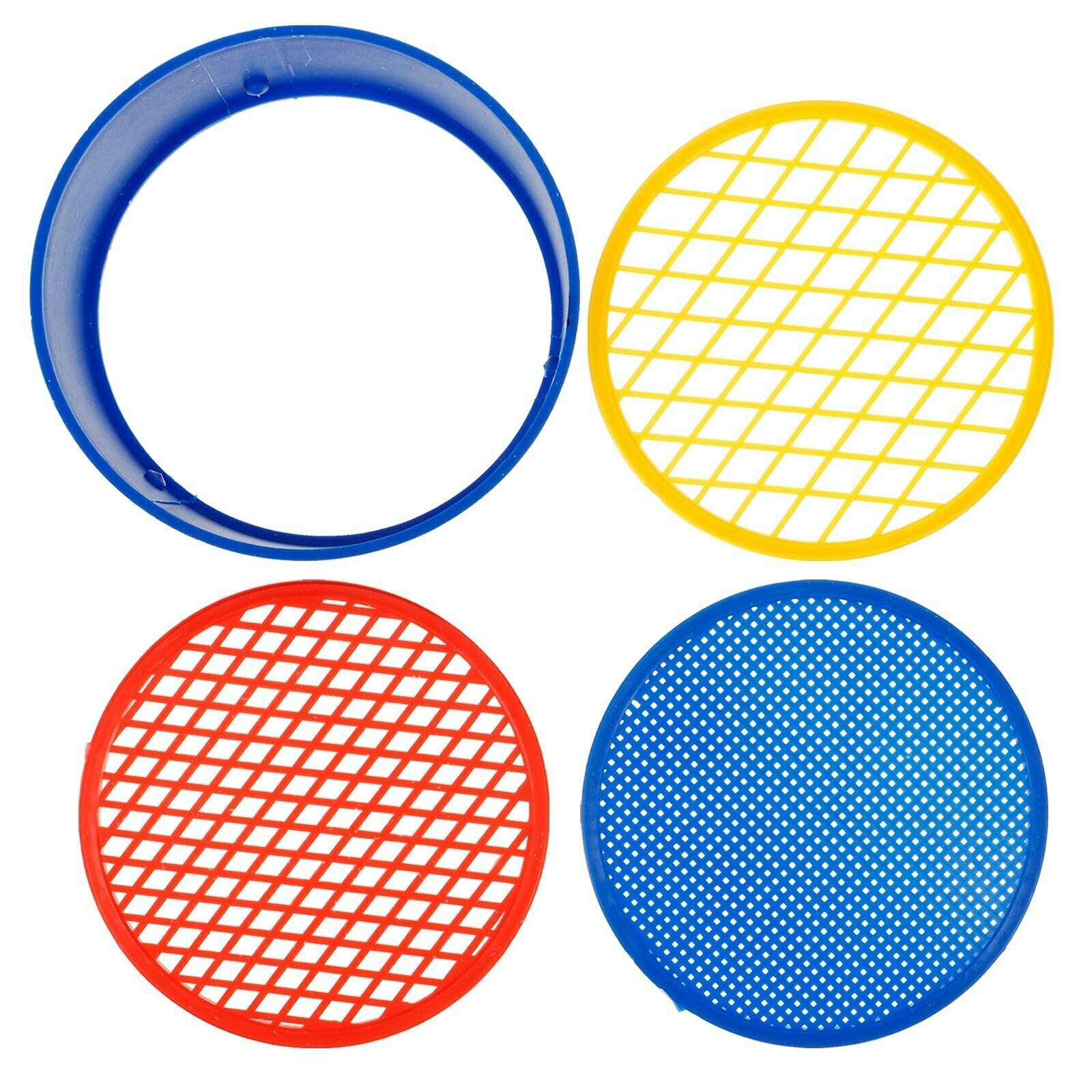 Пластиковый садовый сито для почвы с набором сменных сеток, для садоводства