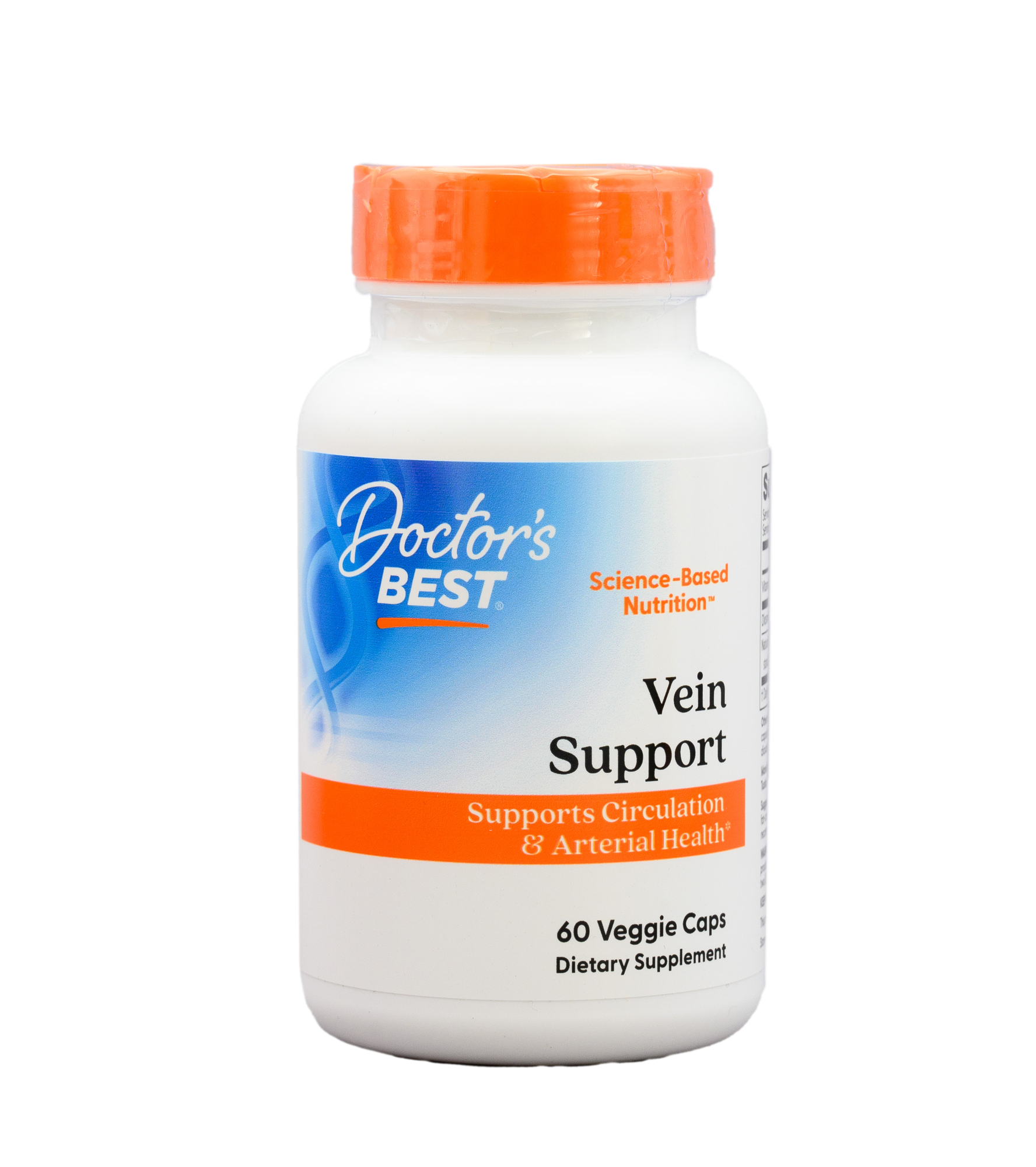 Doctor's Best "Vein Support", с DiosVein и MenaQ7, 60 капсул, здоровье сердца