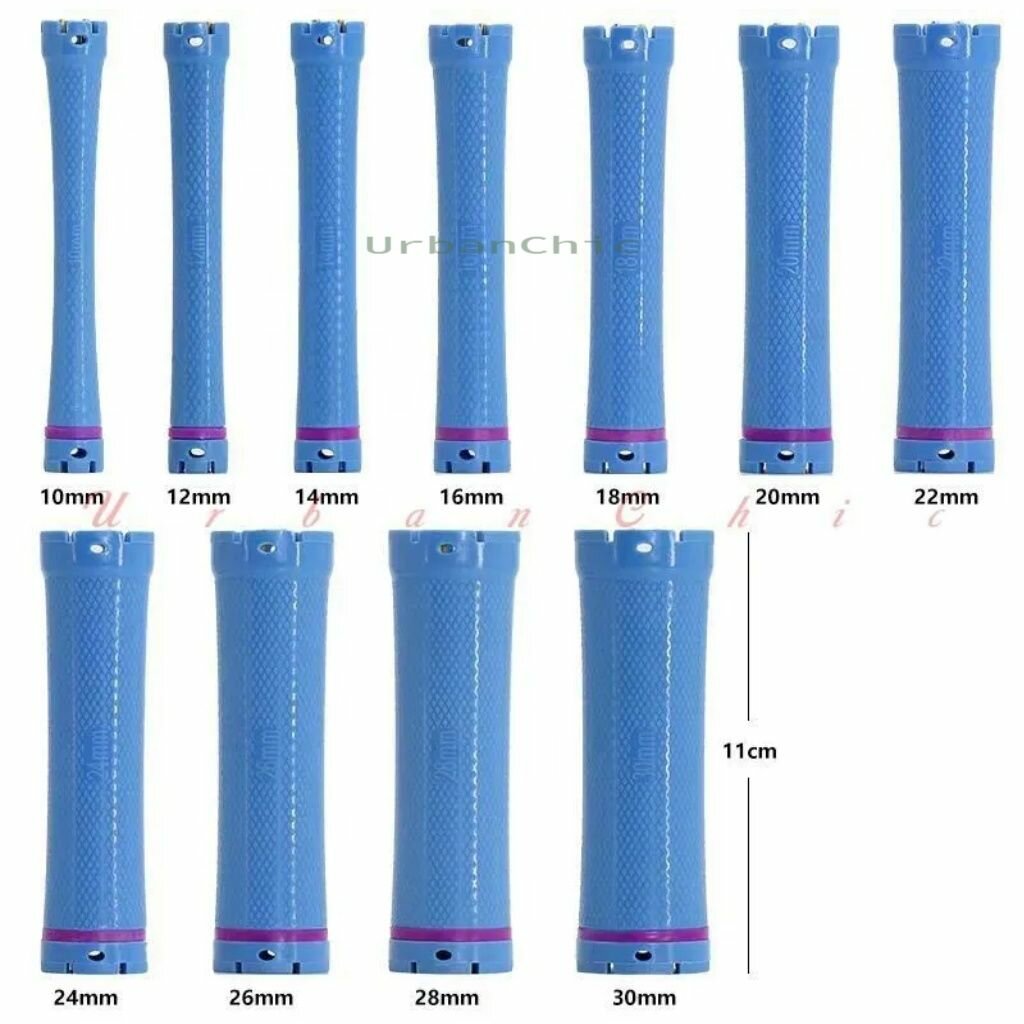 Цифровые керамические щипцы для завивки 24V/220V (11 размеров 10-30мм, термоиндикатор, взрывобезопасные, 11см)