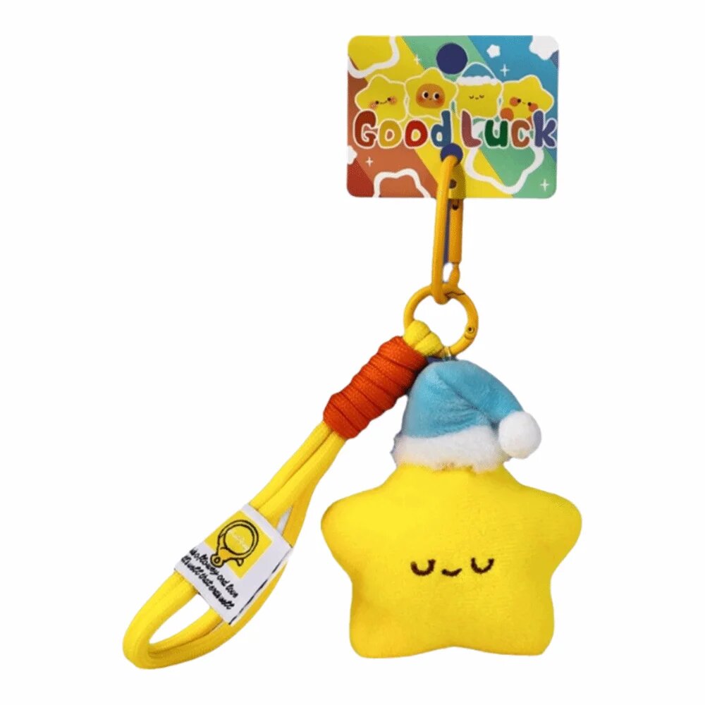 Kawaii милая кукла со звездами мягкая плюшевая игрушка звезда плюшевый брелок модные украшения пушистая пара брелок сумка аксессуары