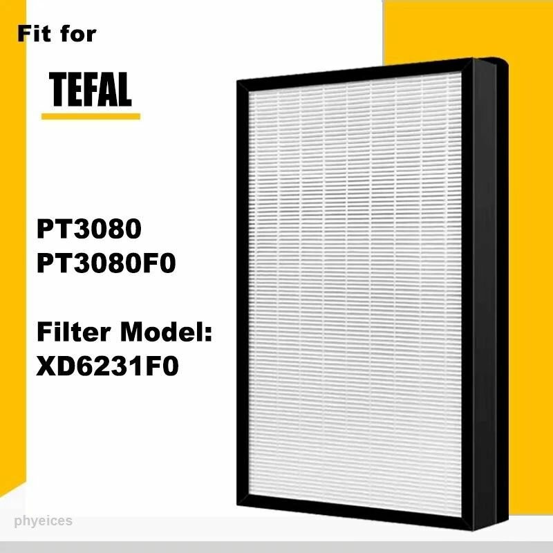 HEPA Угольный фильтр XD6231F0 соответствует TEFAL Pure Air Genius PT3080 PT3080F0 жесткий