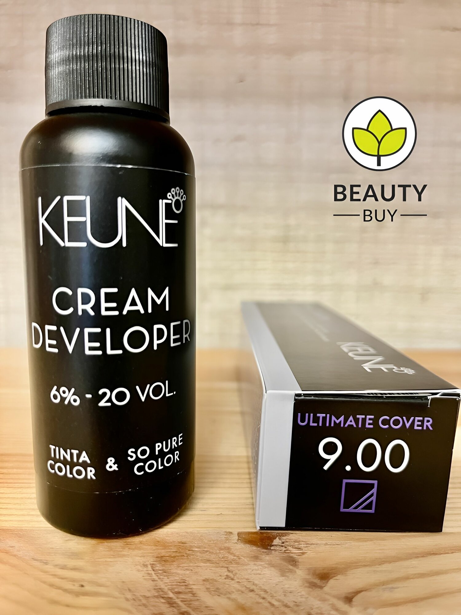 Keune Tinta Color #9.00 + 6% Краска для волос стойкая с покрытием седины + 6% проявитель по 60 мл