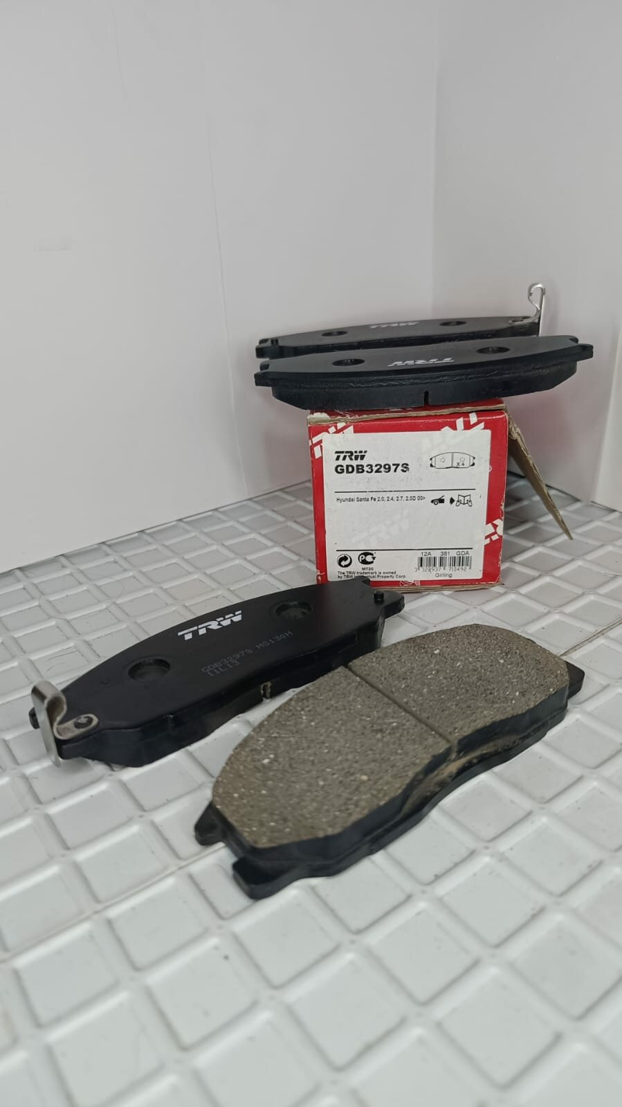 Колодки тормозные дисковые, TRW GDB 3297S GDB 3297 комплект ВАЗ NISSAN SSANGYONG HYUNDAI DAEWOO