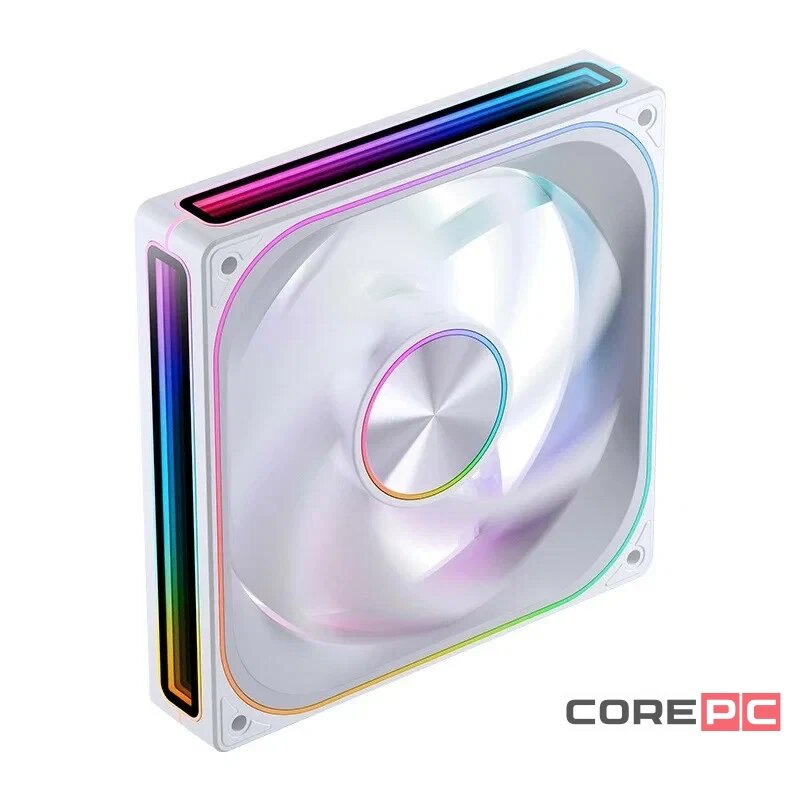 Вентилятор для корпуса JONSBO ARGB LED White (ZA-140W), гидродинамический, 1800 об/мин, 4-pin