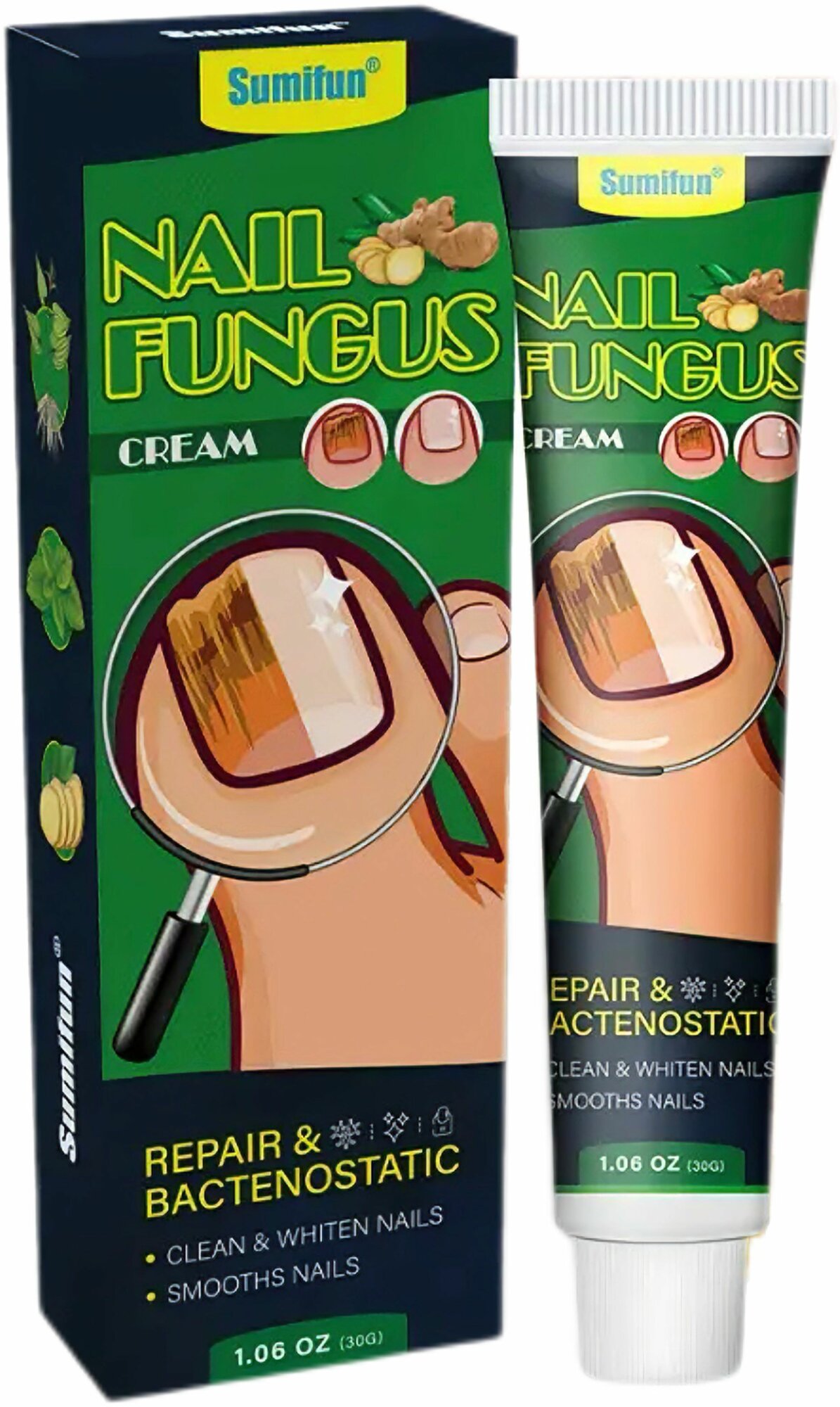 Sumifun Крем мазь против грибка ногтей, 20 мл