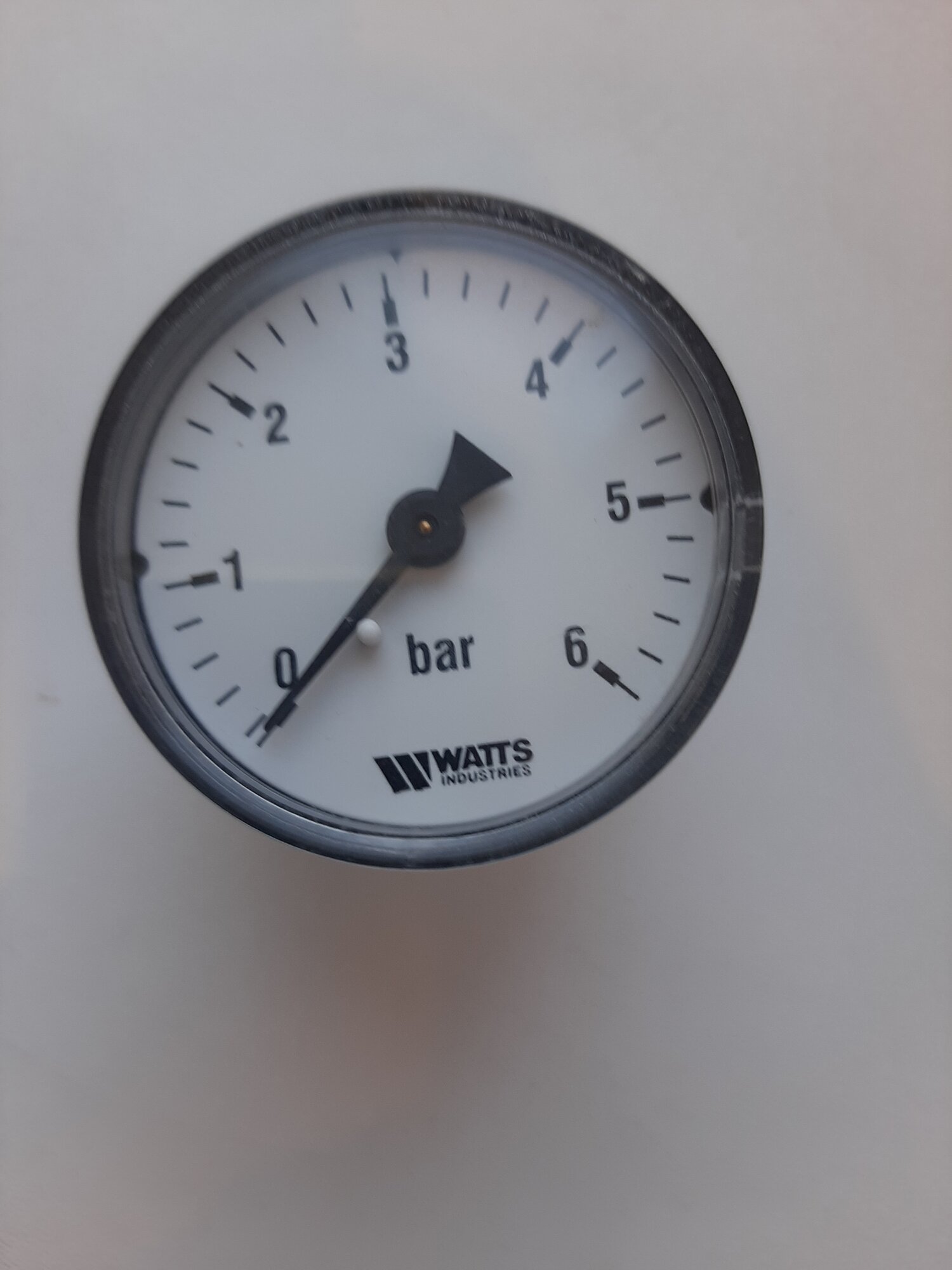 Манометр горизонтальный диам .50 - 1/4 - 6 бар. WATTS
